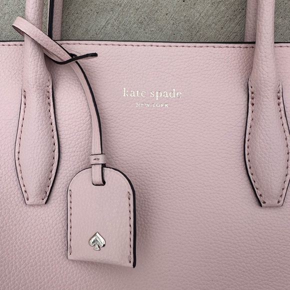 kate spade | Bags | Kate Spade Eva Medium Satchel Top Zip Rosy Cheeks ...
